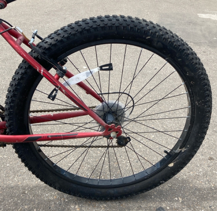 Black & Red Huffy Bike