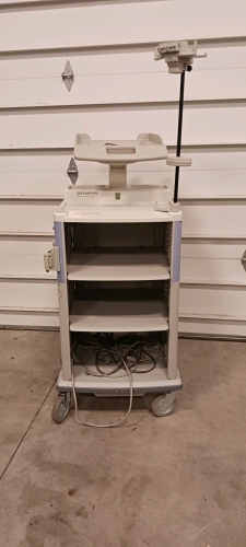 (1) Olympus WM-30 Mobile Workstation Cart - Powers On