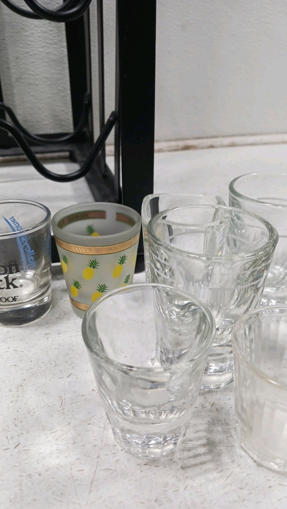 Wine Rack - Shot Glasses - Flasks