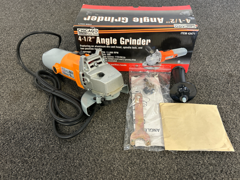 New In Box 4-1/2 Angle Grinder