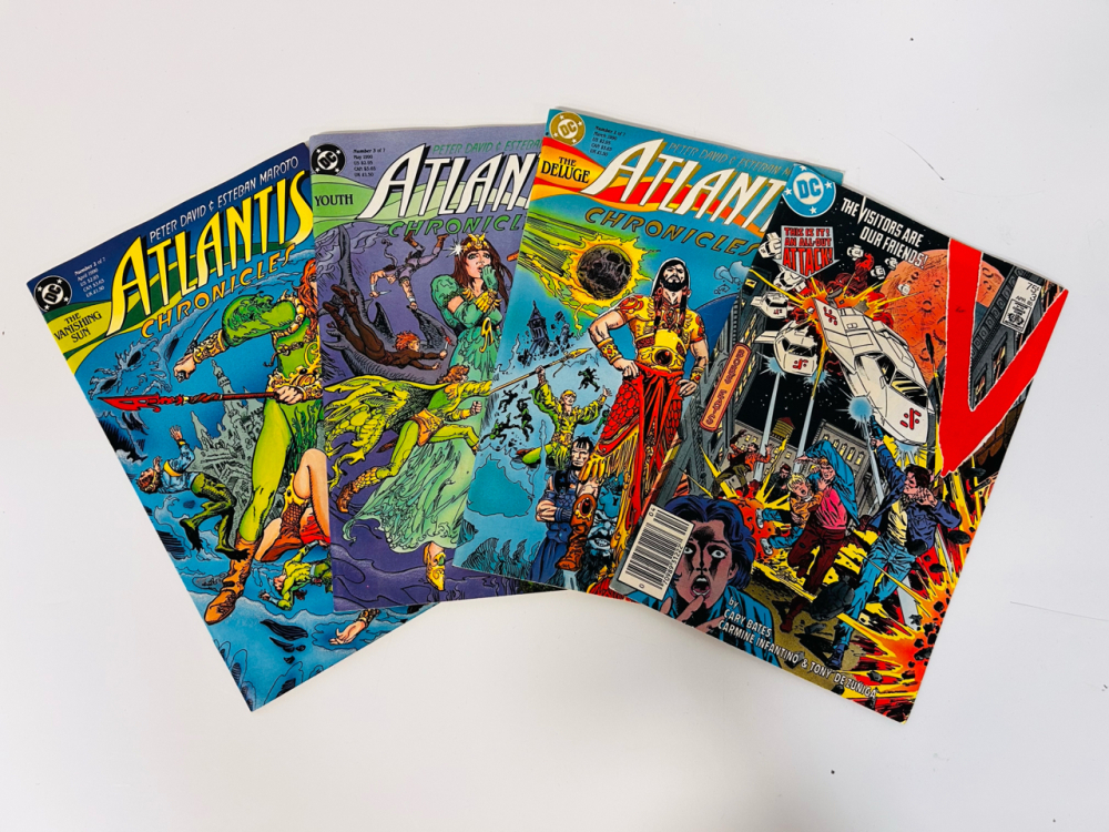 (4) DC Comics: Atlantis Chronicles and The Visitors Are Our Friends