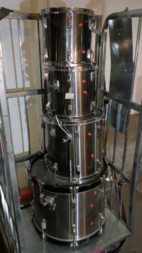 Tama Black Head Drum Set-Kick, Tom, Snares