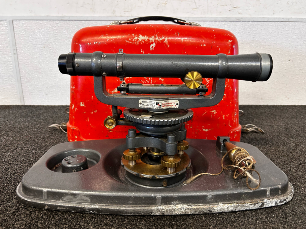 Vintage David White Transit Surveying Scope Model 8114 With Metal ...