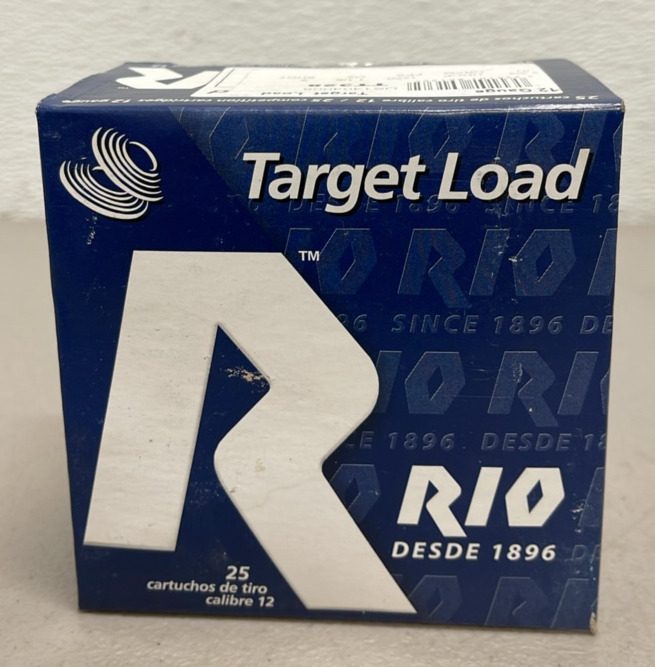 RIO 12 Gauge Shotgun Ammunition, Target Load, 2 3/4-Inch, 25 Rounds