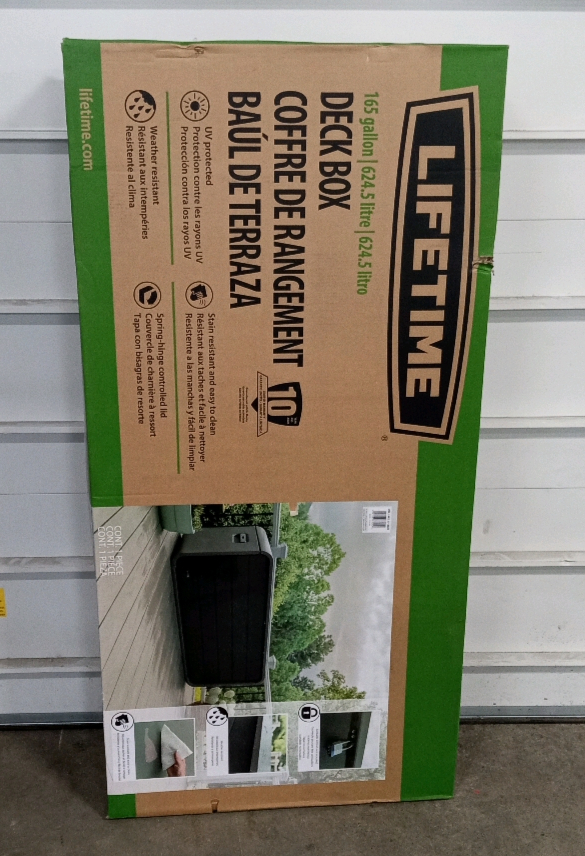 (1) Lifetime Deck Box