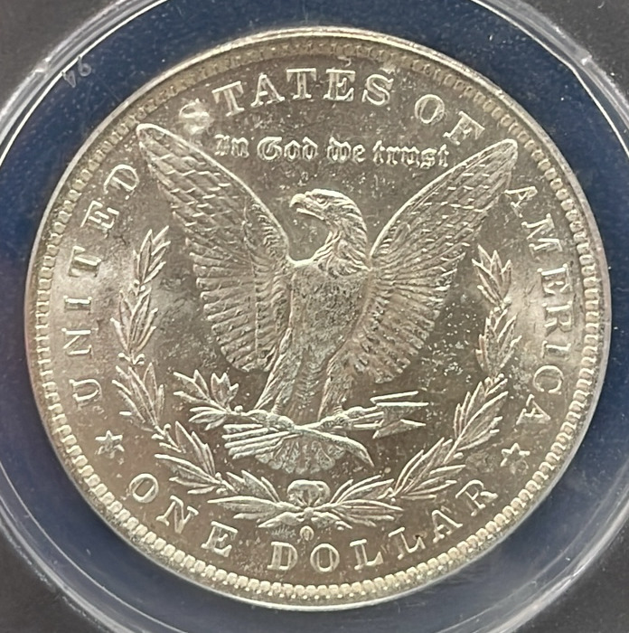 1884-O Morgan Silver Dollar VAM-7A, MS 63, ANACS Certified