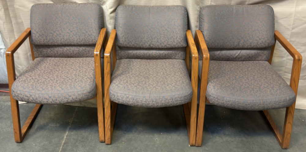 (3) Matching Lounge Chairs