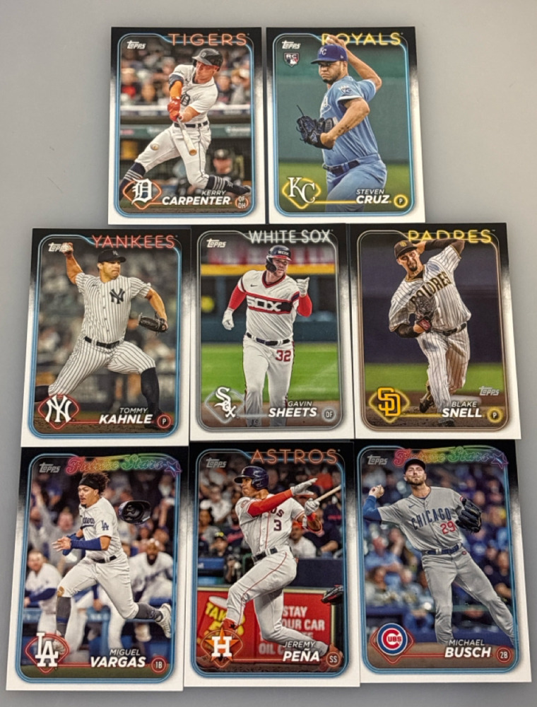 TOPPS 2024 Chrome Baseball Memorabilia Cards (150 )