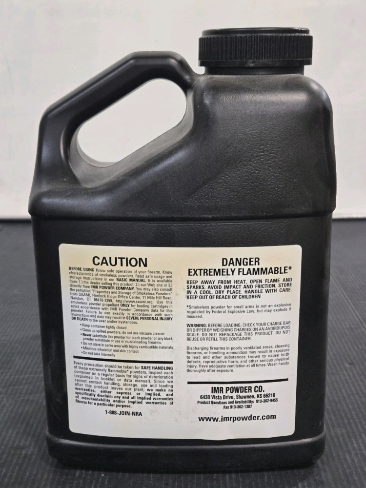 IMR 7828 Smokeless Magnum Rifle Powder - 8LBS / $400 Value!