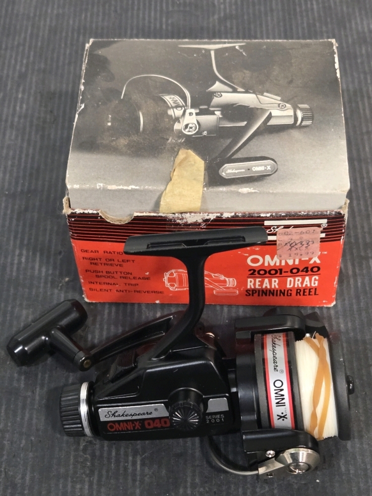 Vintage Penn Jigmaster 500M Metal Spool & Vintage Shakespeare Omni-X ...