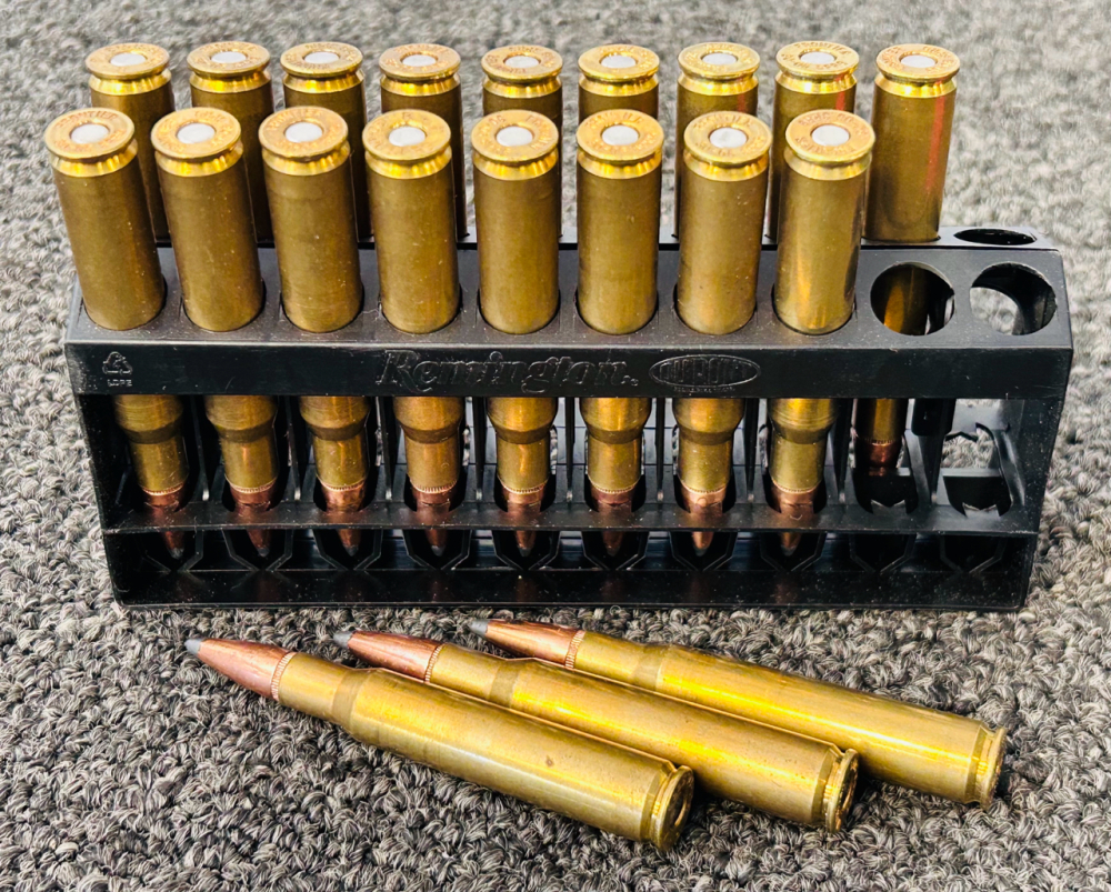 Metal Ammo Can With Mixed 308 Win Brass Casings, CCI 200 Large Rifle ...