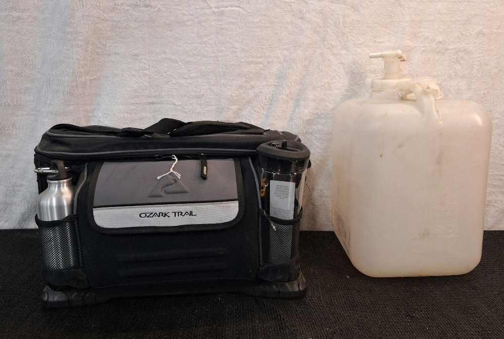 (1) Ozark Trail Soft Cooler & (1) 5-Gallon Water Container