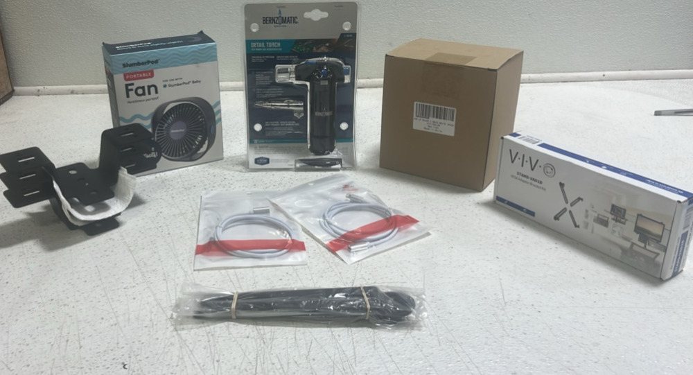 (1) BernzoMatic Detail Torch (1) VIV Stand-VAD1B VESA Adapter Bracket ...