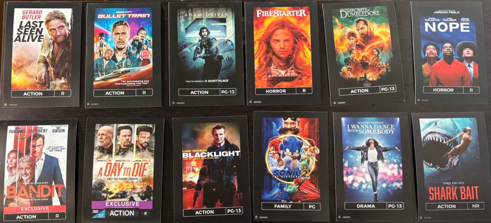 (50) Random Redbox DVD’s