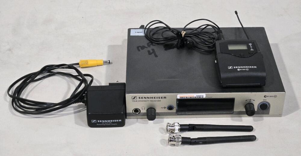(Offsite) Sennheiser EW300 G3 True Diversity Receiver w/ Body Pack ...