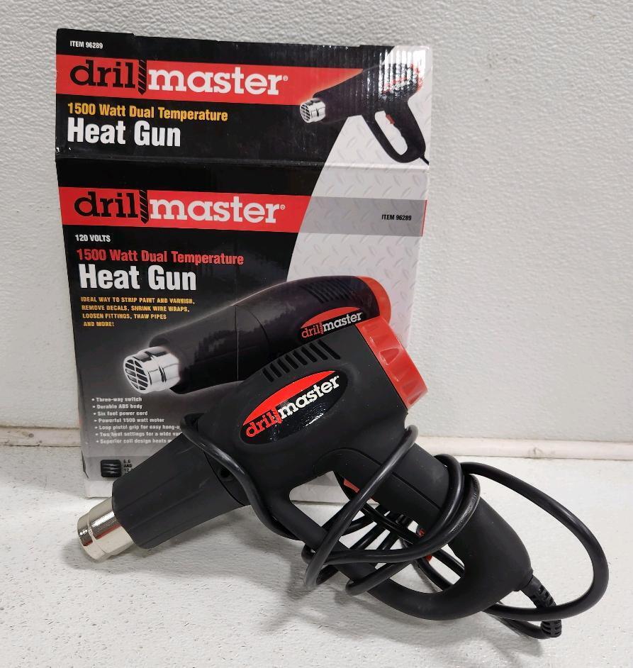 (1) Drill Master Heat Gun And Assorted Tools