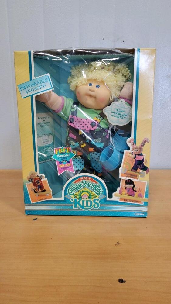 Vintage 1990 Hasbro Cabbage Patch Kids 16-inch Poseable Soft Weebok Designer Line Doll