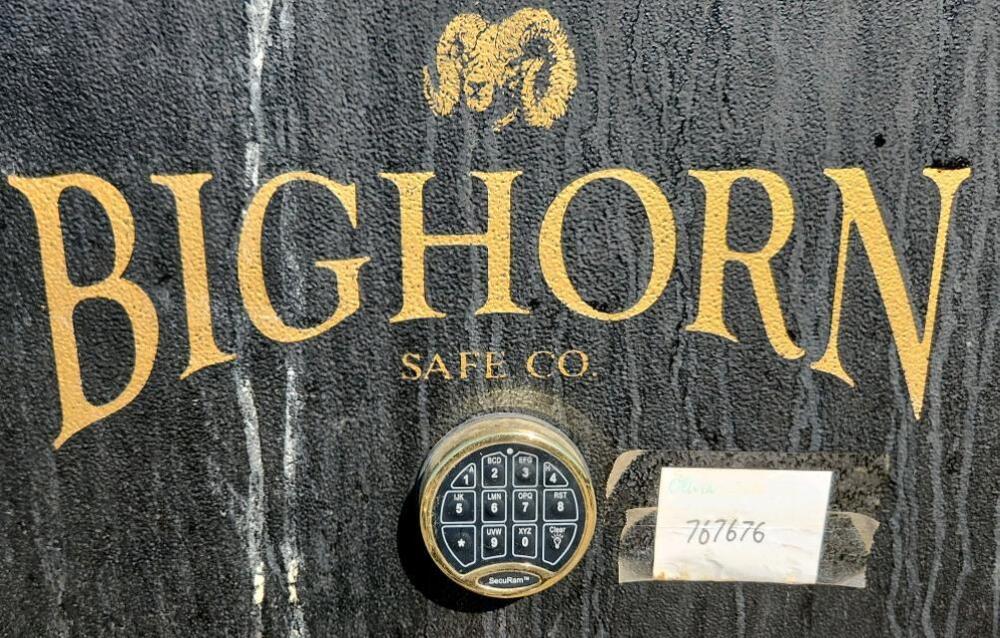 Bighorn Gun Safe, Electronic Keypad, 59 x30 x24 , 600 lbs, Serial: 767676