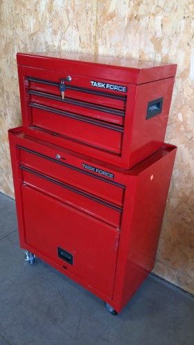 Task Force Rolling Tool Chest w/Keys