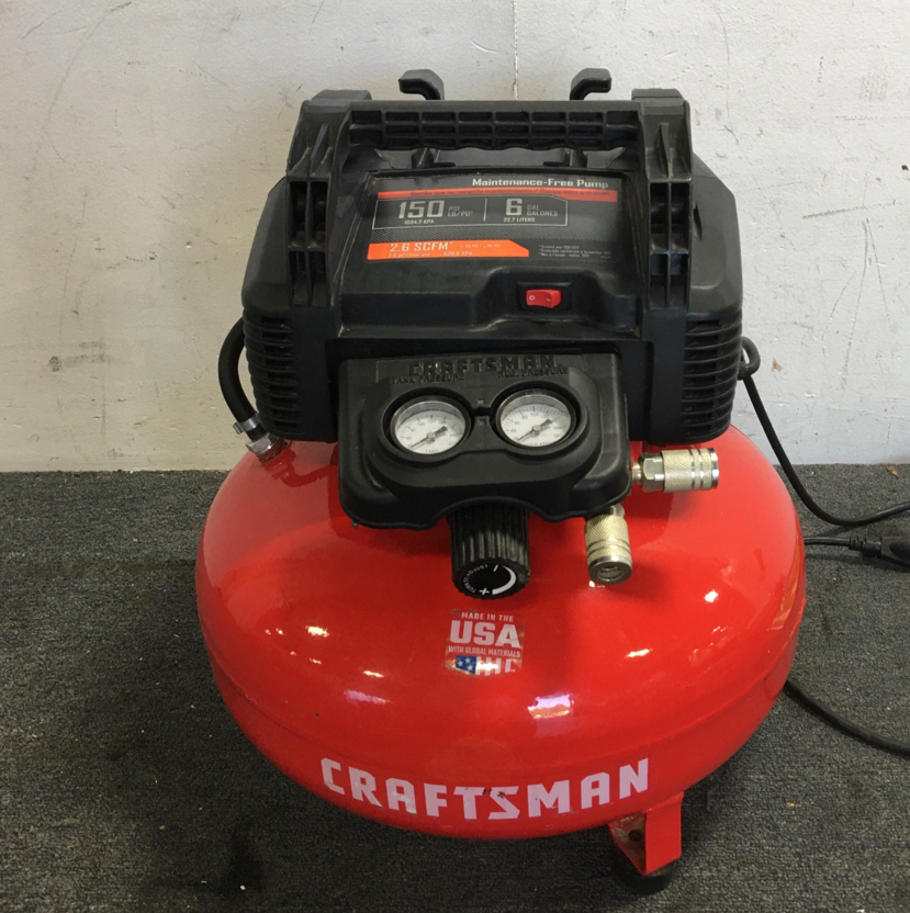 Craftsman 6 Gallon 150 Psi Pancake Air Compressor Craftsman 6 Gallon 150 Psi Pancake Air Compressor