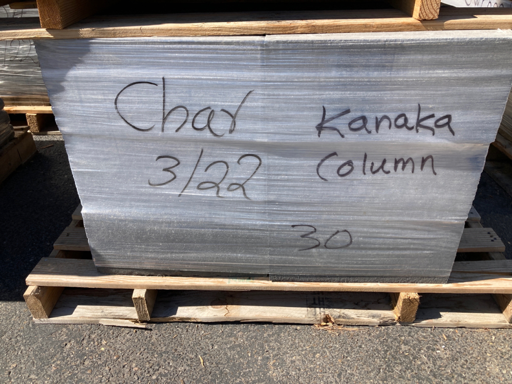 Pallet of 30 Charcoal Kanaka Column pavers