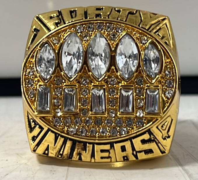 San Francisco 49ers 1994 Super Bowl Championship Ring (Named to Steve ...