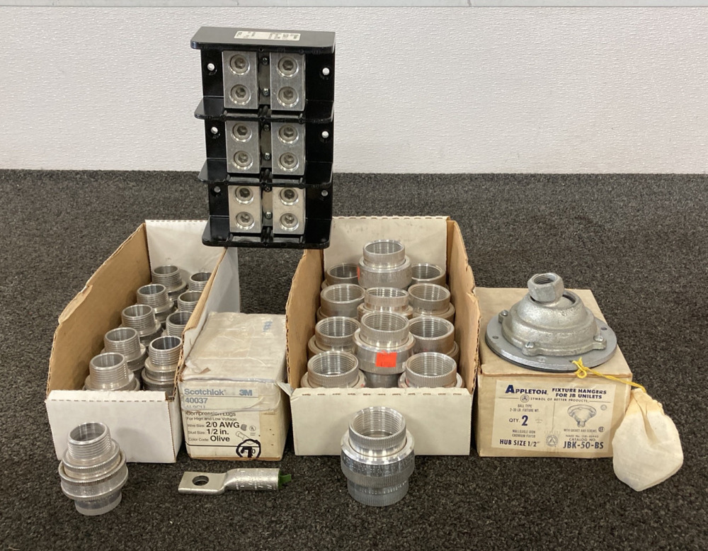 Power Distribution Block, Aluminum Connectors, Compression Lugs ...