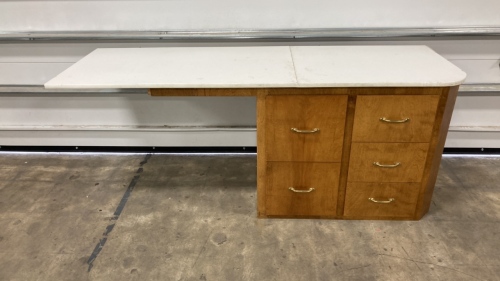 Vintage reception desk