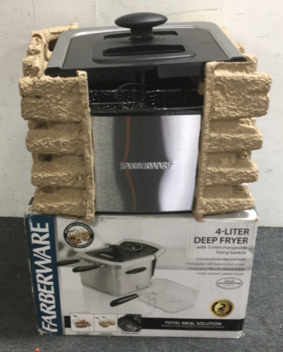 Farberware 4-Liter Deep Fryer With Interchangeable Baskets