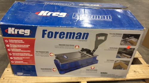Kreg Foreman Professional Grade Pocket Hole Machine