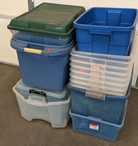 Assorted Storage Totes