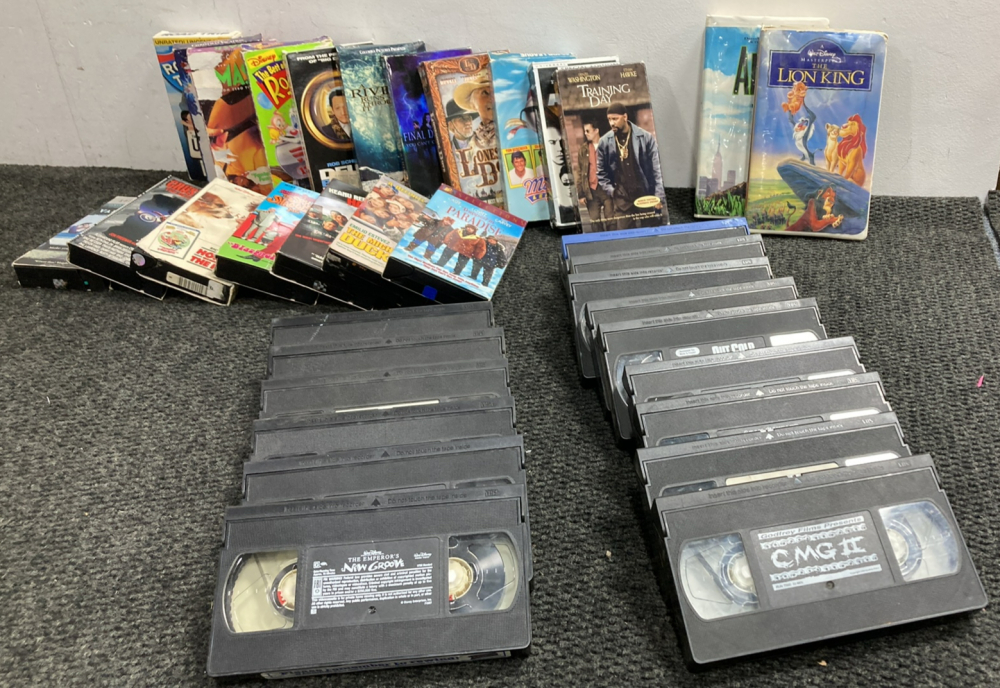 (38) VHS Tapes