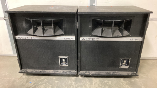 Set Of Altec 1218A PA Concert Speakers