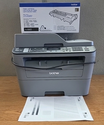 Working WiFi Brother MFC-L2700DW 3-in-1 Printer, Copier and Fax Machine