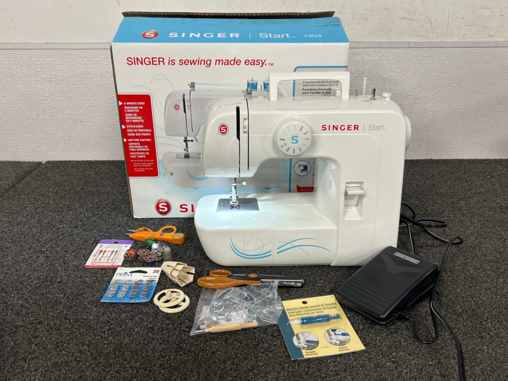 Singer Start 1304 Sewing Machine Powers On