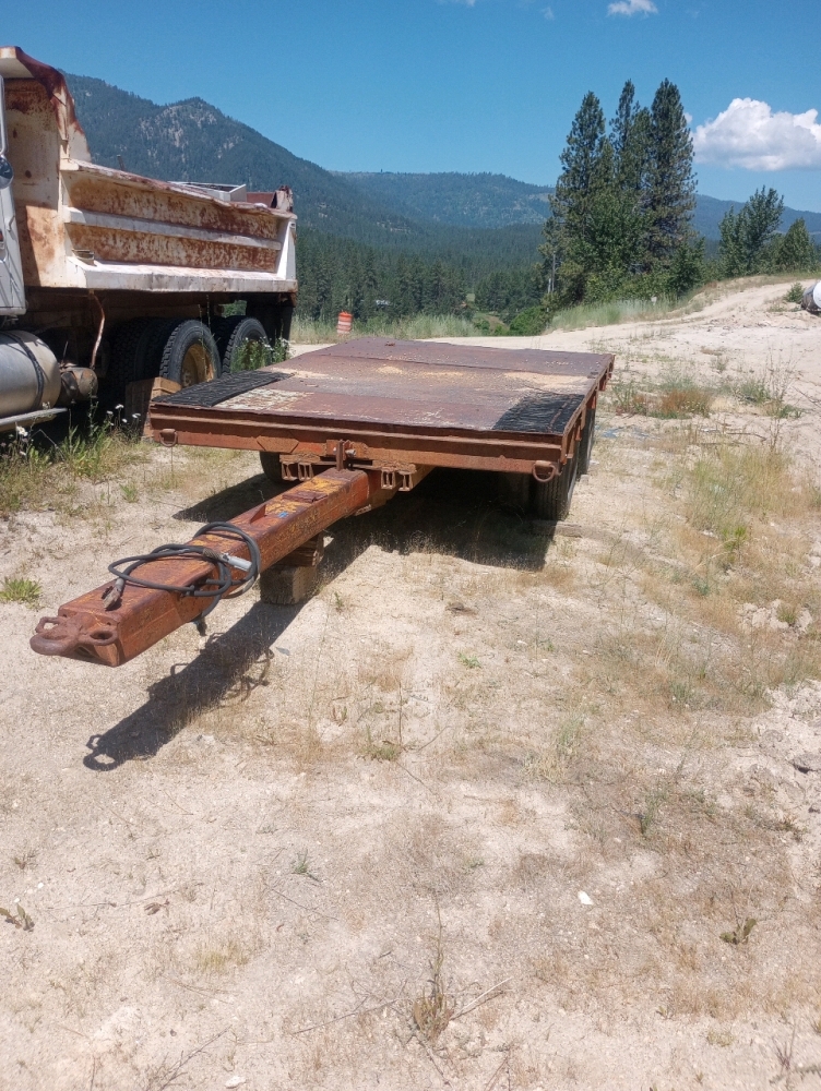 15' Dovetail Double Axle Trailer