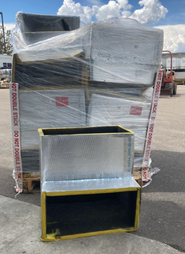 (16) Hercules Industries SB2412 Sound Boot 22”x10” 90 Degree