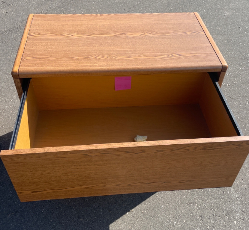 29 1/2’’ x 36’’ x 20’’ (2) 2 Drawer Wooden Storage Cabinets